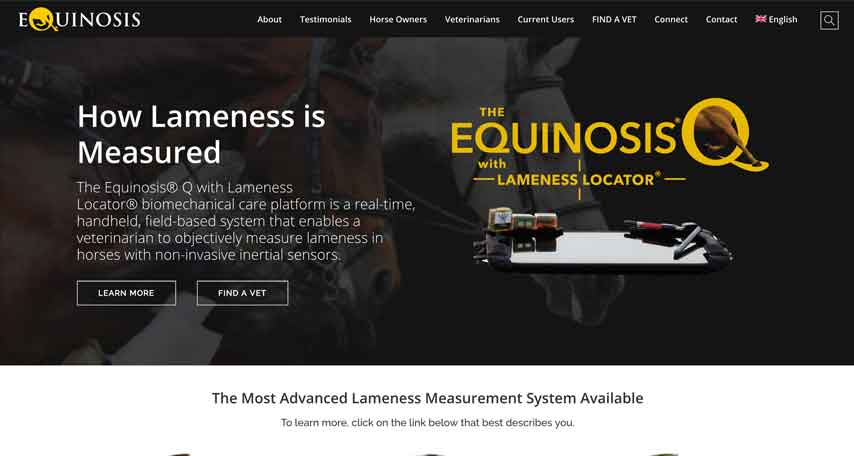 Equinosis Q : Lameness Locator : Precision Lameness Measurement